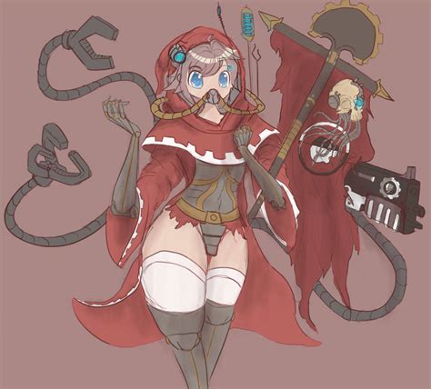 Female Tech Priest By Y05h1n8r On Deviantart