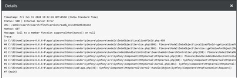 Pimcore Call To A Member Function Supportsinheritance On Null Stack