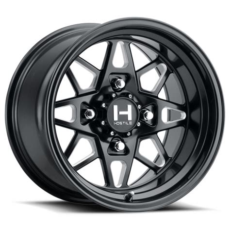Hostile Off Road HF14 UTV In Satin Black Milled Wheel Specialists Inc