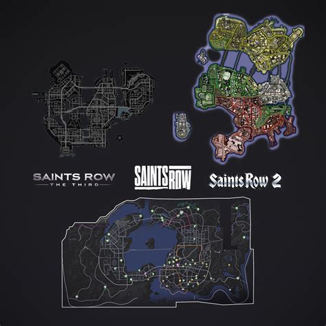 Map Size Comparison Between The Reboot Saints Row 2 And Saints Row 3