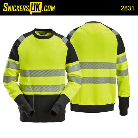 Snickers 2831 High Vis Class 2 Sweatshirt