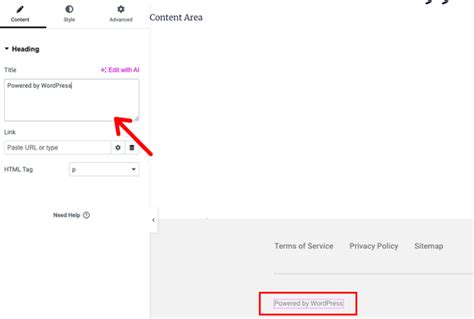 How To Change Footer Text Background Color In WordPress