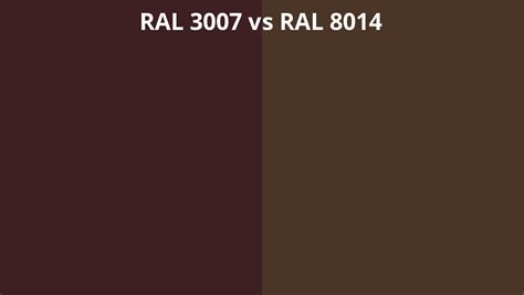 Ral 3007 Vs 8014 Ral Colour Chart Uk