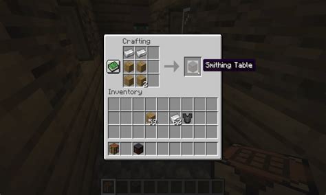 Smithing Table Minecraft Recipe Games Addict