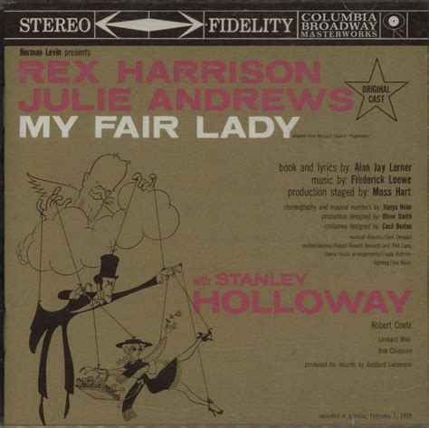 Original Cast Recording My Fair Lady Us Cd Album —