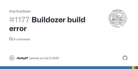 Buildozer Build Error Issue Kivy Buildozer Github