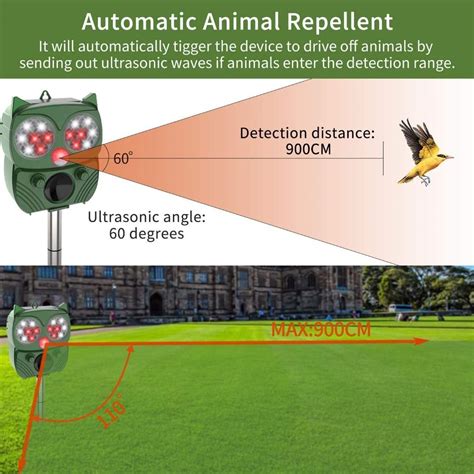 Black Colour Zovenchi Ultrasonic Animal Repellent Outdoor Solar Powered And Waterproof Pir Black Colour Zovenchi Ultrasonic Animal Repellent Outdoor Solar Powered And Waterproof Pir