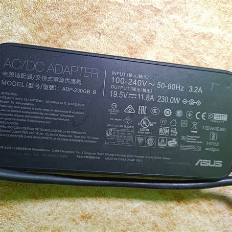 Jual Adaptor Original Bawaan Laptop Asus TUF Gaming Original Shopee Indonesia