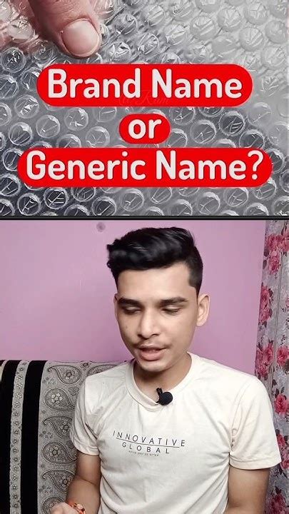 Brand Name Or Generic Name 🤔 Ramkesarwani Shorts Name Youtube