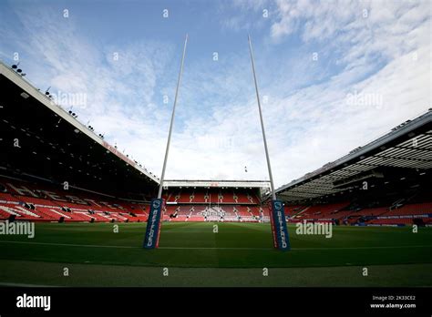 A General View Of Old Trafford Manchester Ahead Of The Betfred Super