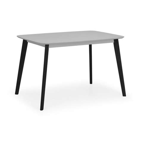 Casa 4 Seater Rectangular Dining Table Grey And Black Dunelm