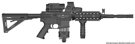 Mw3 M4 Sopmod Assult Rifle By Free2rhime On Deviantart