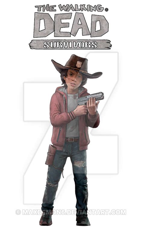 Carl Grimes By Maxdemon6 On Deviantart