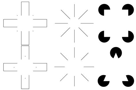 1 The Most Prominent Examples For Illusory Contours Named After The
