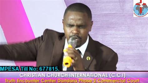 Rev Cephas Karanja Live Stream Youtube