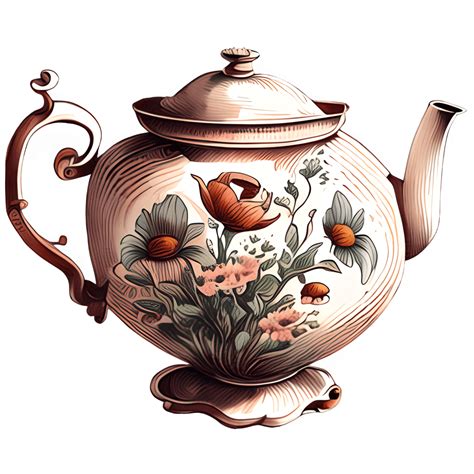 Vintage Teapot Clipart At Spencer Boland Blog