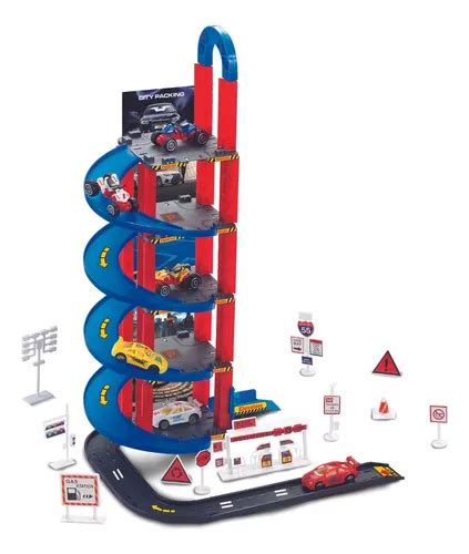 Pista De Carrinhos Estacionamento Brinquedo Infantil Corrida Frete grátis
