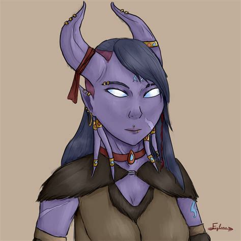 Dranei Shaman By Ewy Ttrpg Npc On Deviantart