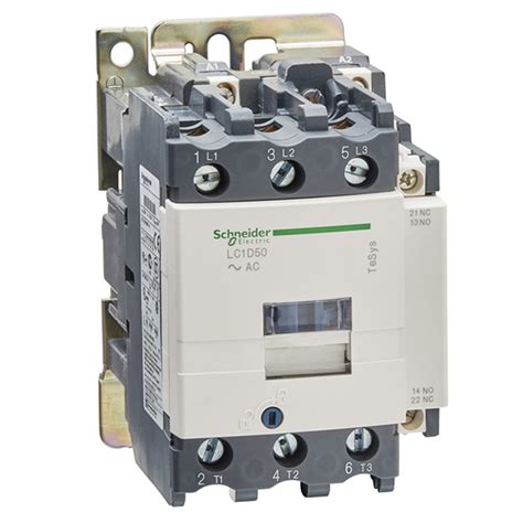 LC1D50M7 SCHNEIDER ELECTRIC Контактор 3п 50A AC-3, Uкат. 220V AC, доп ...