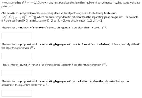 in this problem we will investigate the perceptron