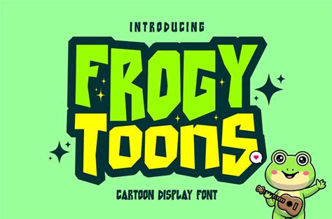 Frogy Toons Font Freedafonts