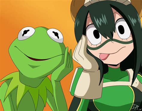 Kermit And Tsuyu By Dalley Le Alpha On Deviantart