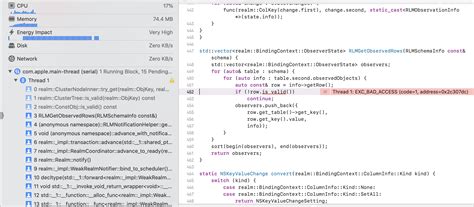 Multiple EXC BAD ACCESS Crashes Issue Realm Realm Swift GitHub