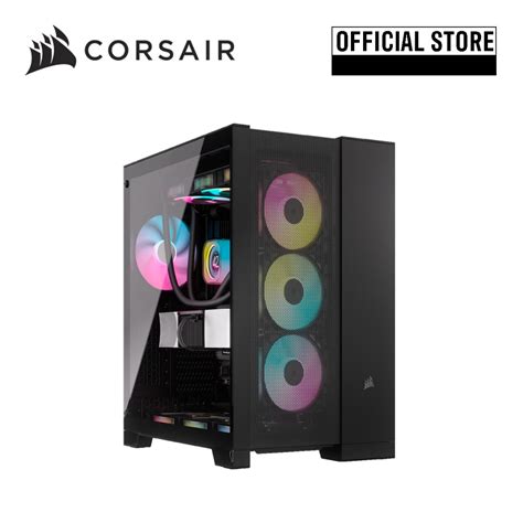 Corsair 6500d Airflow Mid Tower Dual Chamber Pc Case Black Cc 9011259