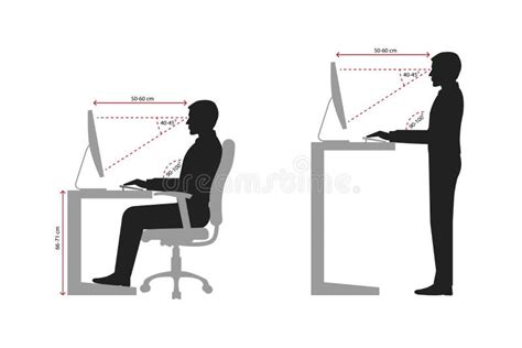 Ergonomics Silhouette Stock Illustrations 206 Ergonomics Silhouette