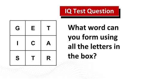 Intelligence Test