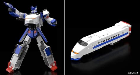 【写真 11 12枚】（c）サンライズ 勇者特急マイトガイン：the合体 マイトガイン ガイン、マイトウイング、ロコモライザーの合体再現