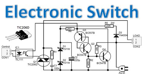 Gambar Rangkaian Saklar Elektronik 45 Koleksi Gambar