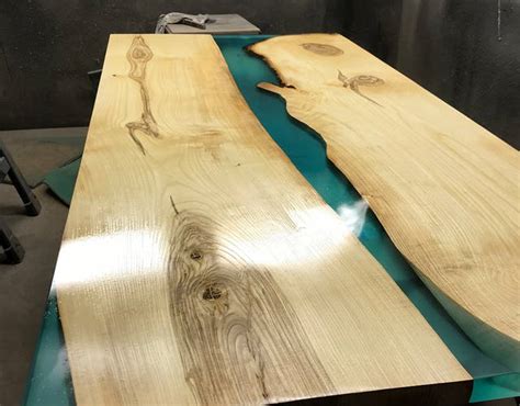 Custom Live Edge And Epoxy River Tables In Chicago2 Chicago Fabrications