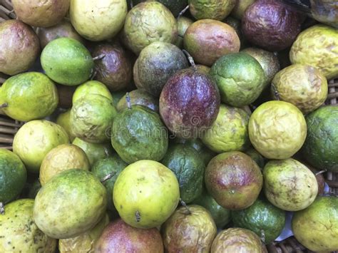 Passion Fruit Sell In Supermarket Stock Image Image Of Diet Sweet