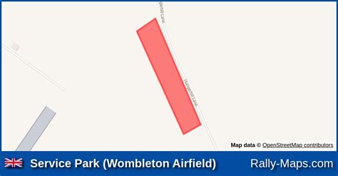 Service Park Wombleton Airfield Stage Map Trackrod Forest Stages