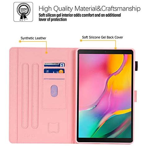 Galaxy Tab A 10 1 Case 2019 Model Sm T510 Sm T515 Dteck Pu Leather