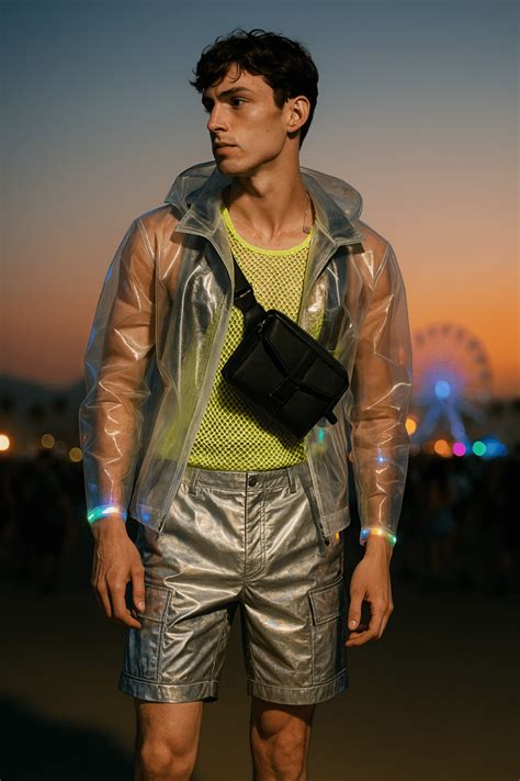 Rave Outfits For Men Thatll Make You The Main Character Without Even