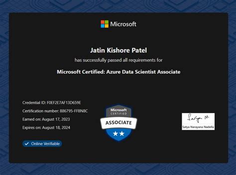 Jatin Kishore Patel On Linkedin Im Happy To Share That Ive Obtained A New Certification