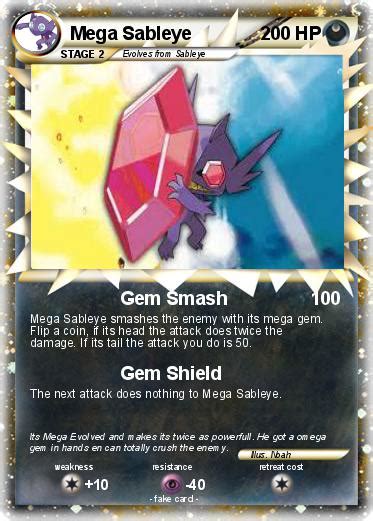 Pokémon Mega Sableye 10 10 Gem Smash My Pokemon Card