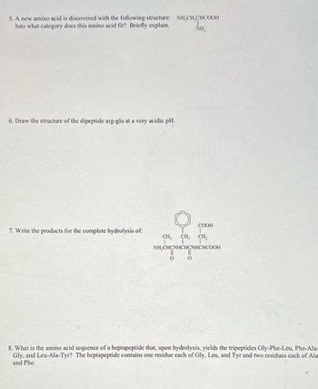 Answered A New Amino Acid Is Discovered With The Following