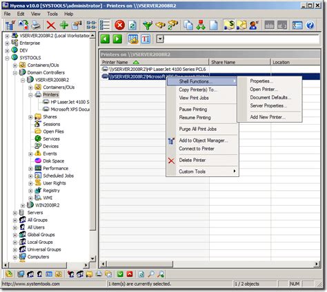 Print Management System Admin Software Systemtools Hyena