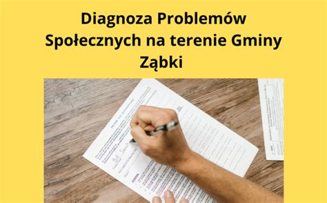 Ząbki Diagnoza Problemów Społecznych kwestionariusz ankiety internetowej Życie Powiatu na