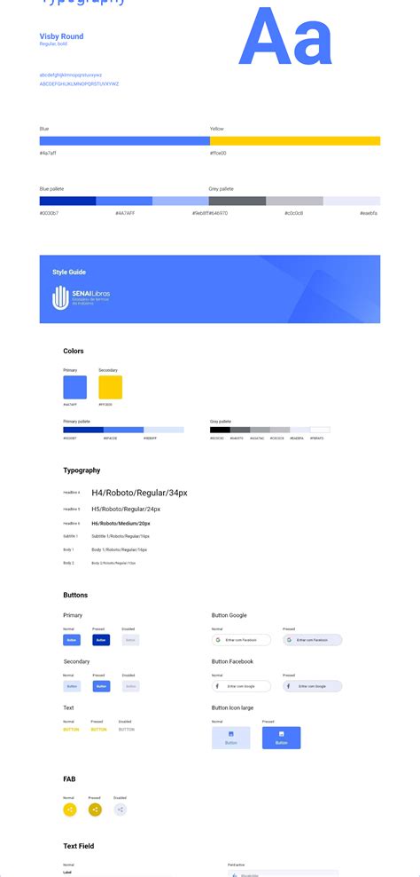 SENAI Libras App UI On Behance