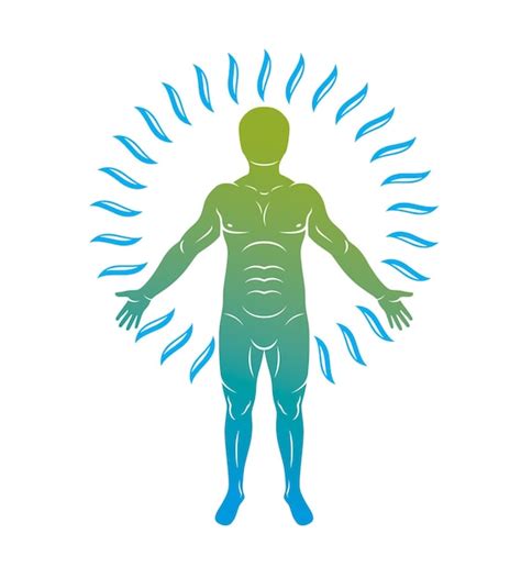 Premium Vector Vector Illustration Of Human Athlete Poseidon The