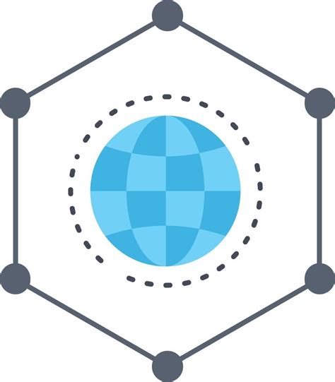 Network Global Data Connection Business Flat Color Icon Vector 13169231
