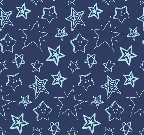 Stars Seamless Background Stock Vector Image By Mhatzapa