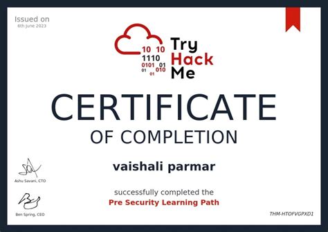 Vaishali Parmar On Linkedin Tryhackme Webwork Linux Security