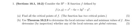 solved 1 sections 10 1 10 2 consider the r2 r function