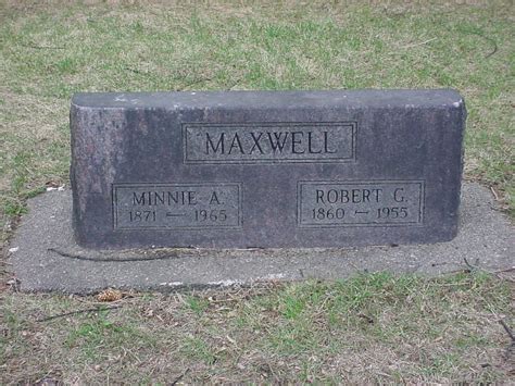 Robert Garibaldi “rg” Maxwell 1860 1955 Find A Grave Memorial