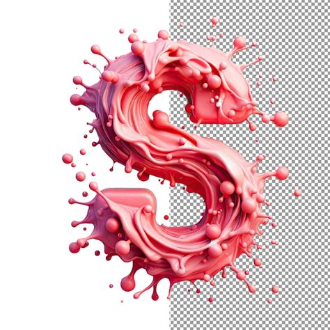 タイポグラフィー エレガンス 3d 文字を Png 背景に分離した文字 Premium Ai生成psd